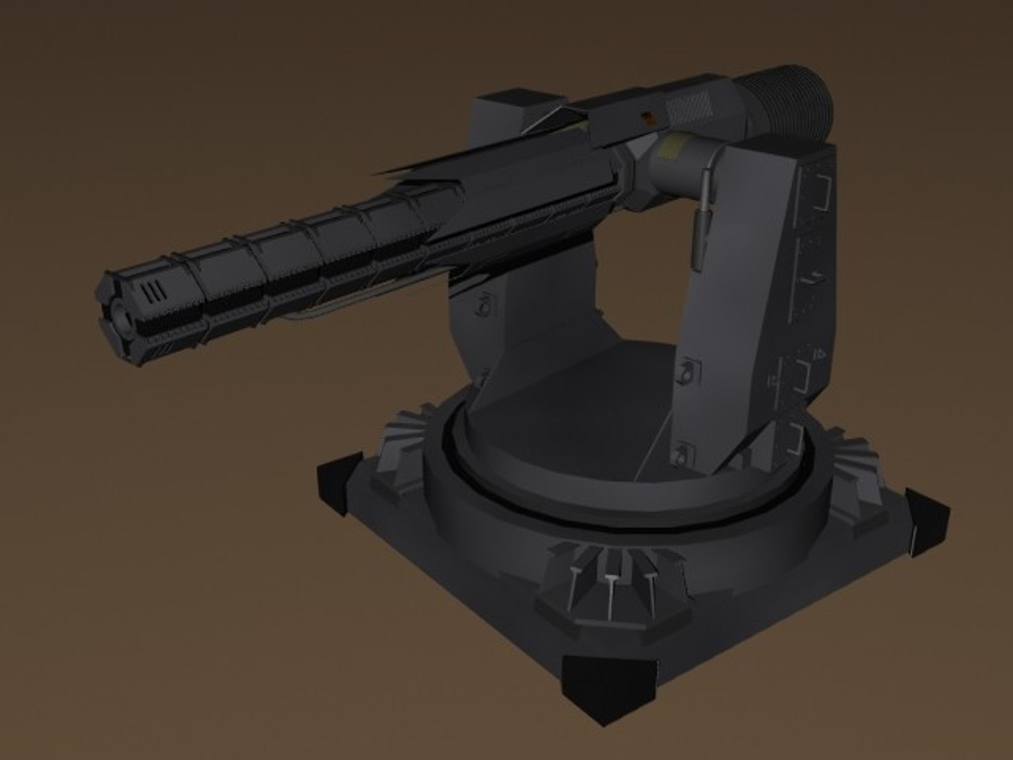 3ds Gun Turret