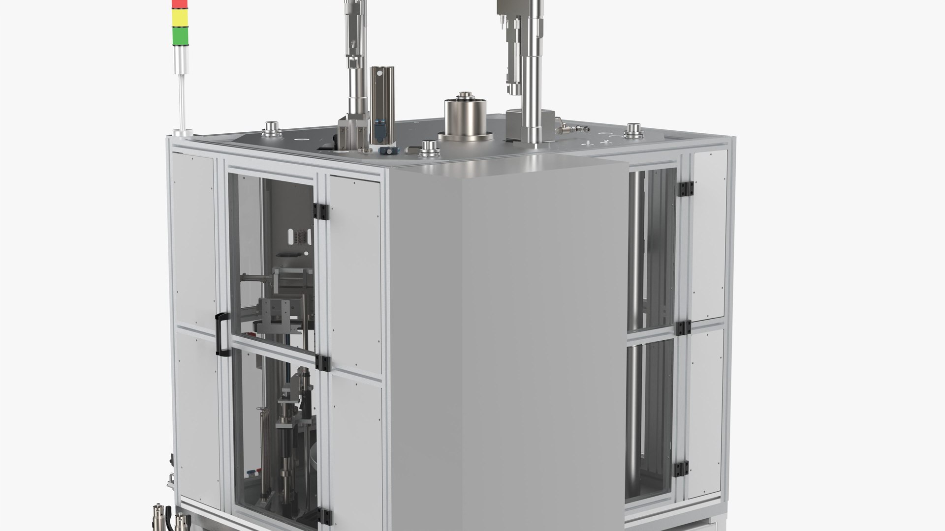 Automatic Press Fit Circlip Shaft Assembly Machine 3D Model ...