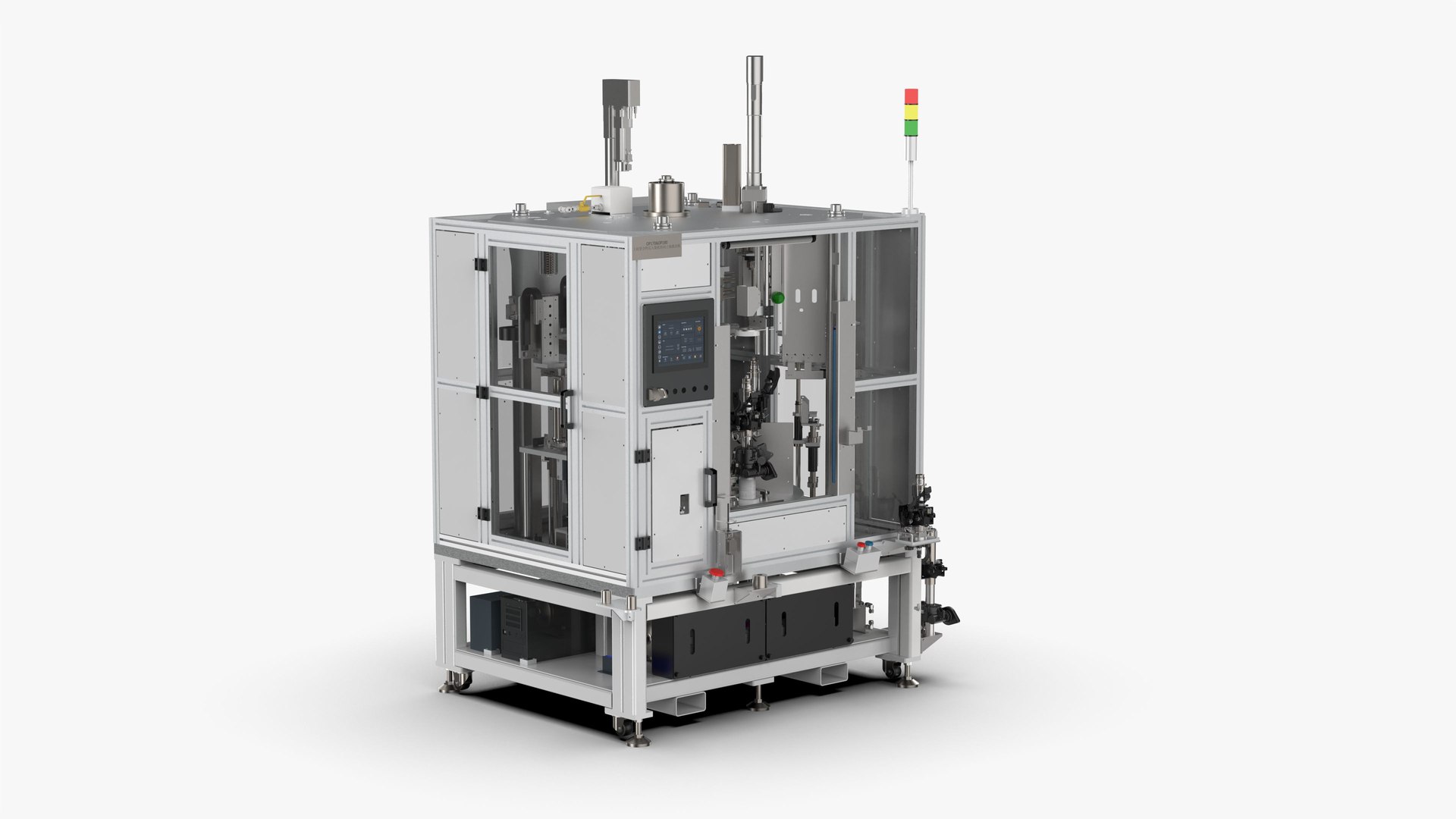 Automatic Press Fit Circlip Shaft Assembly Machine 3D Model ...