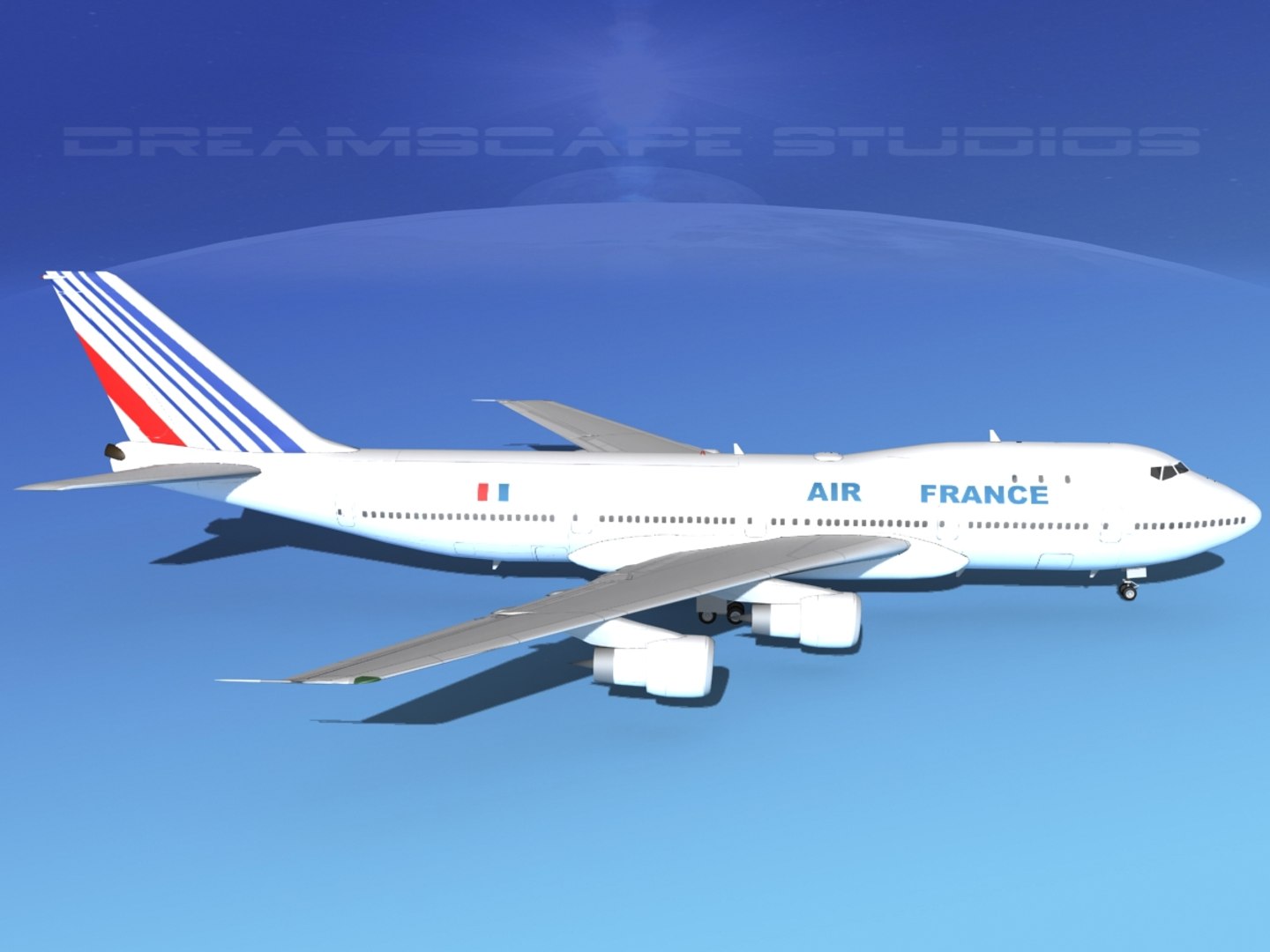 3d Model Of 747-100 Boeing 747