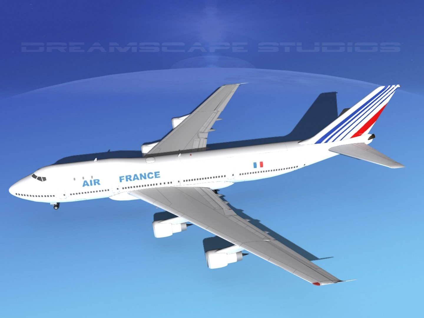 3d Model Of 747-100 Boeing 747
