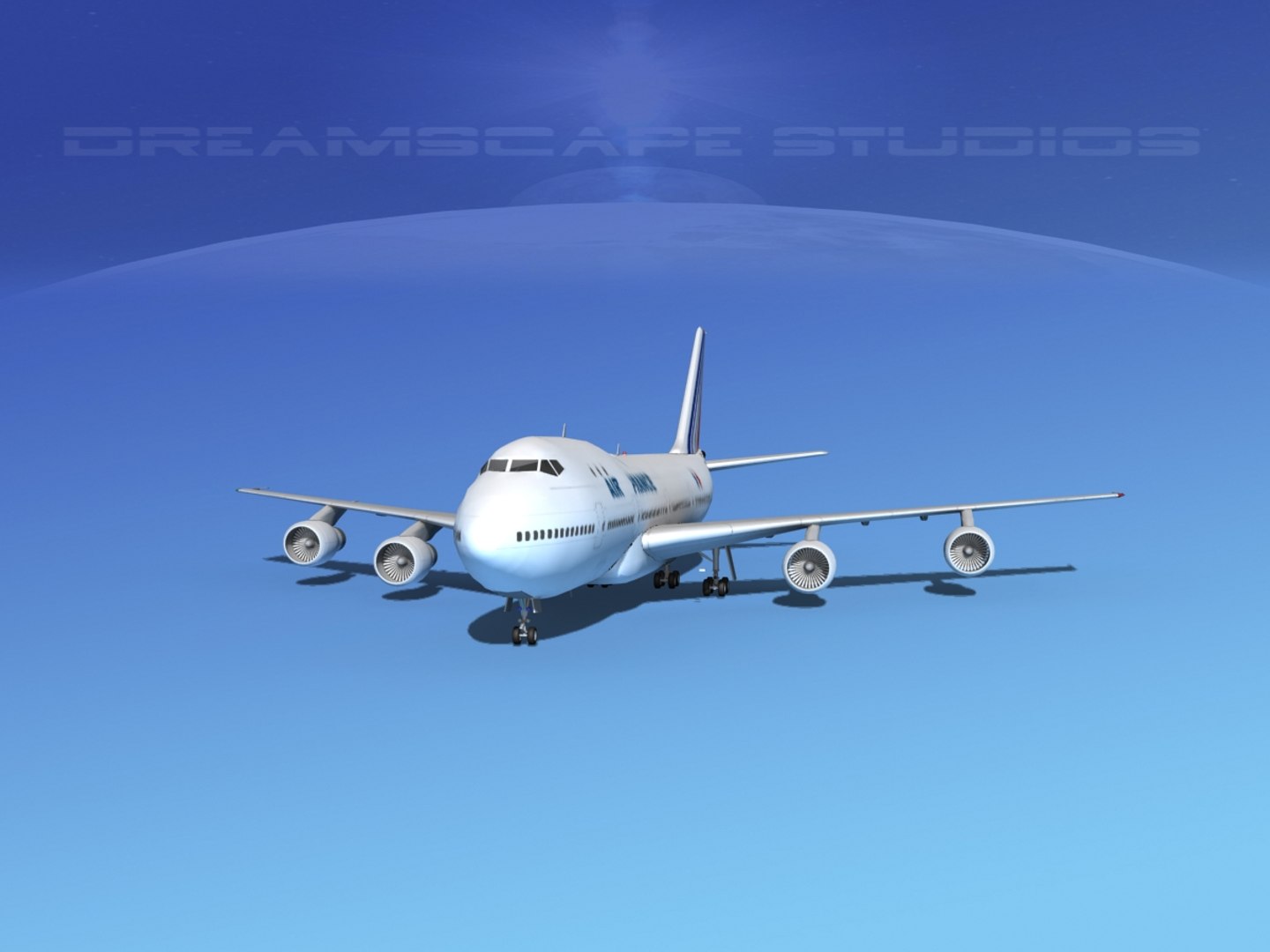 3d Model Of 747-100 Boeing 747