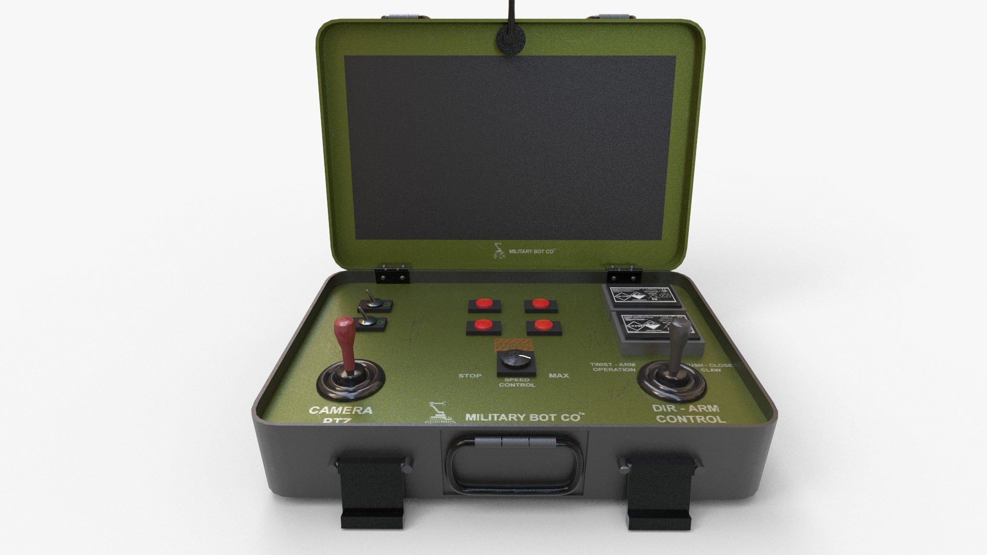 Bomb Disposal Robot Remote Control - Animated 3D Model - TurboSquid 1866003