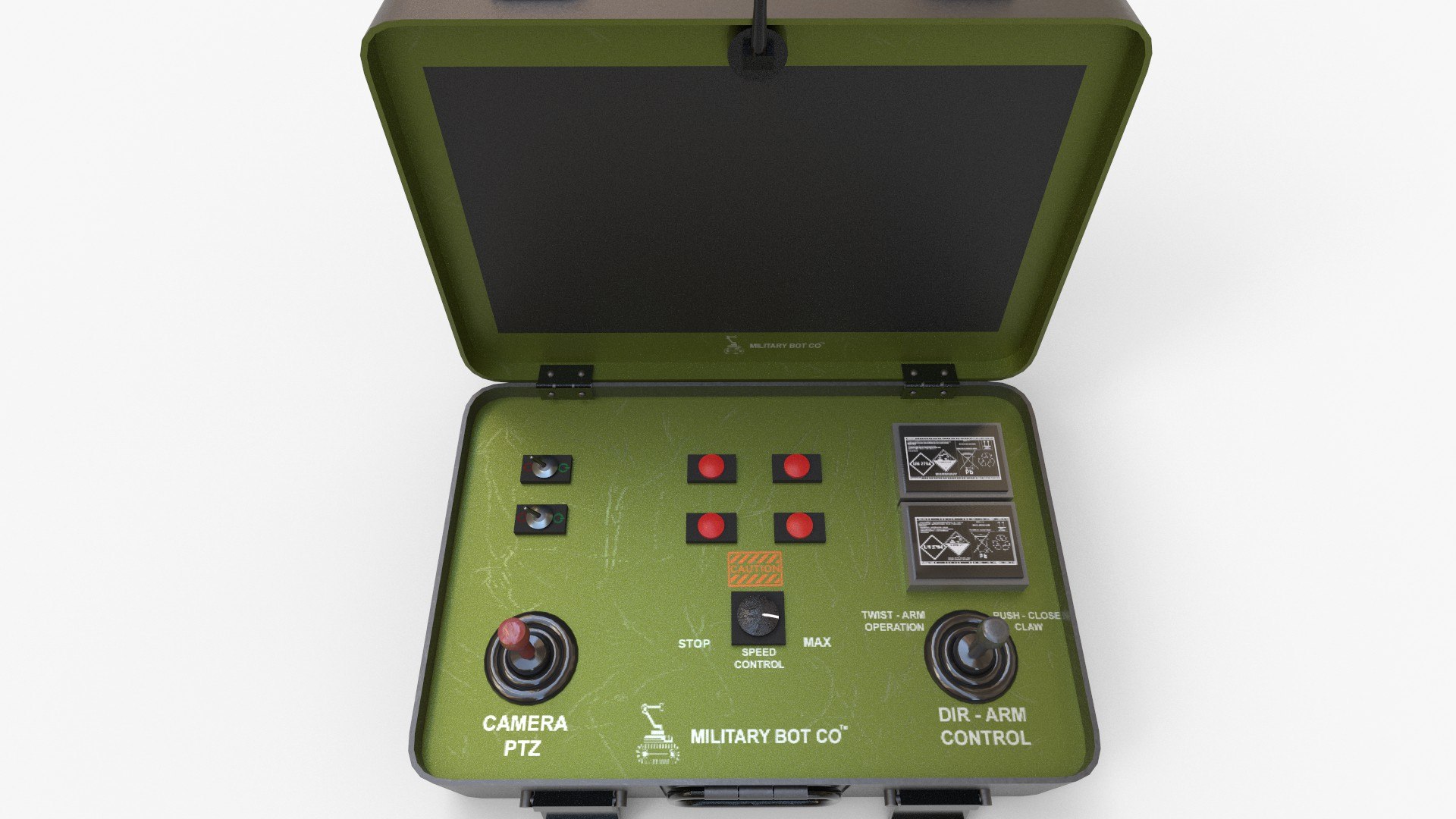 Bomb Disposal Robot Remote Control - Animated 3D Model - TurboSquid 1866003