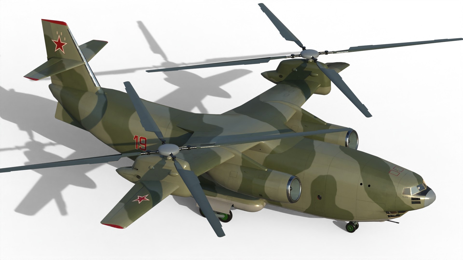 Ka-35 Heavy Helicopter 3D Model - TurboSquid 2324730