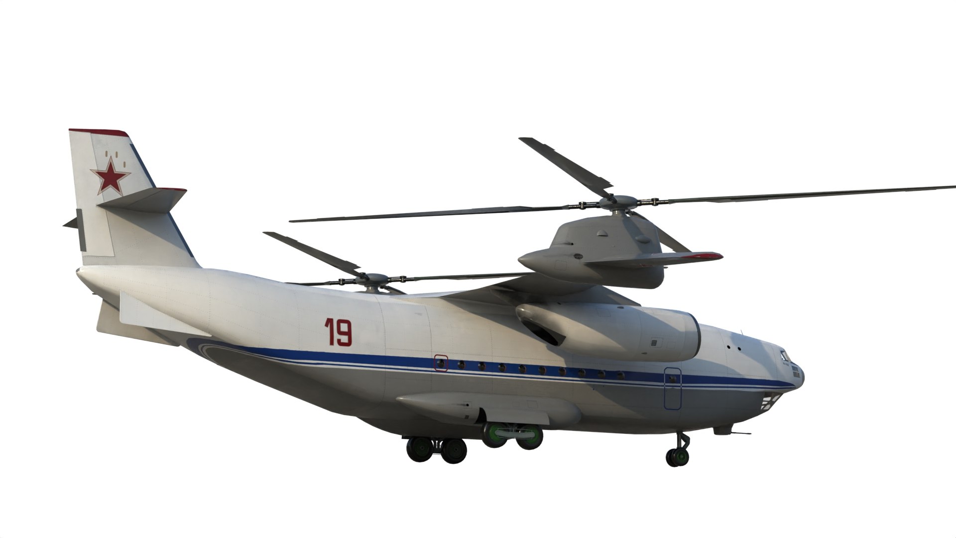 Ka-35 Heavy Helicopter 3D Model - TurboSquid 2324730