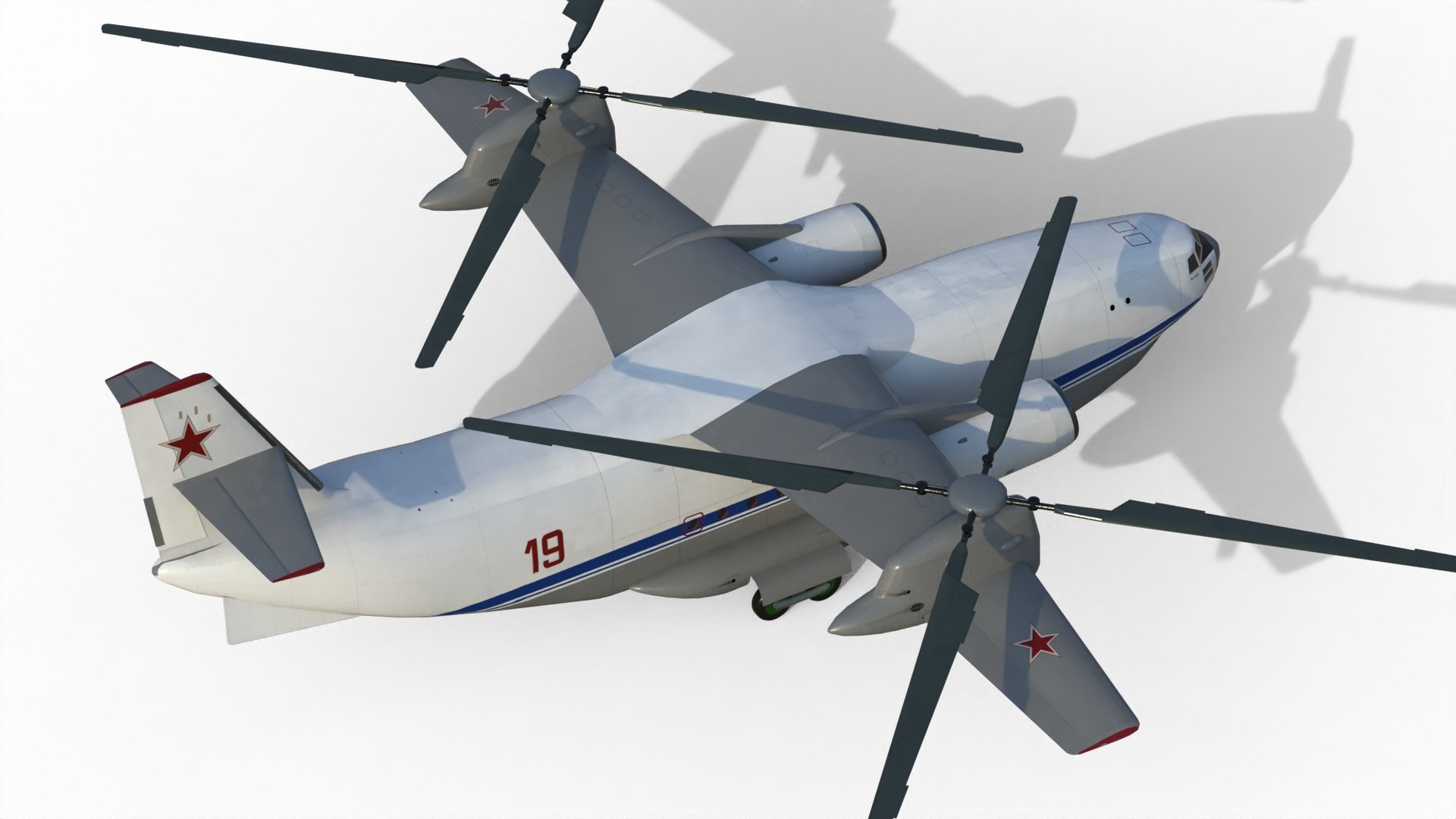 Ka-35 Heavy Helicopter 3D Model - TurboSquid 2324730