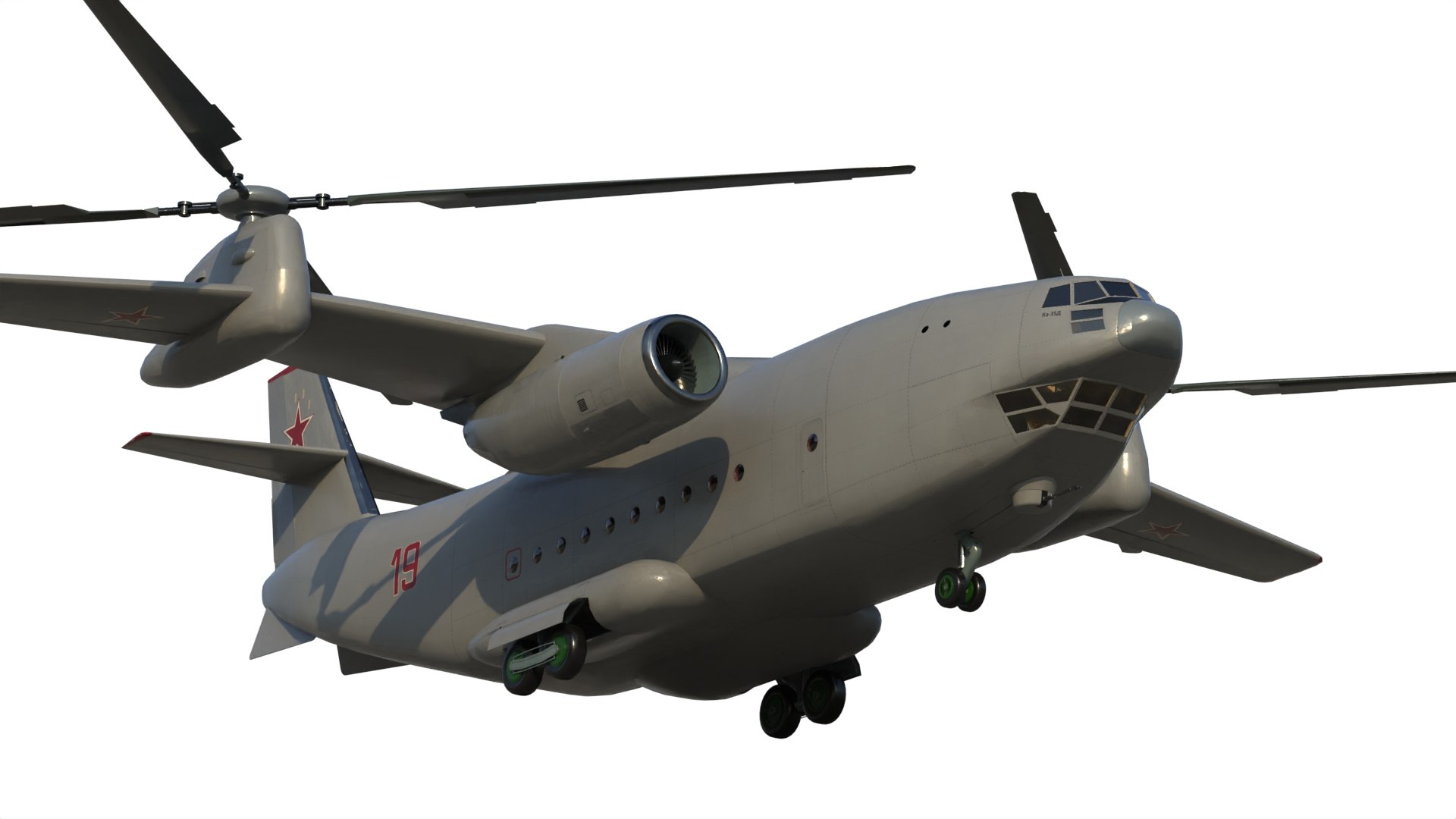 Ka-35 Heavy Helicopter 3D Model - TurboSquid 2324730