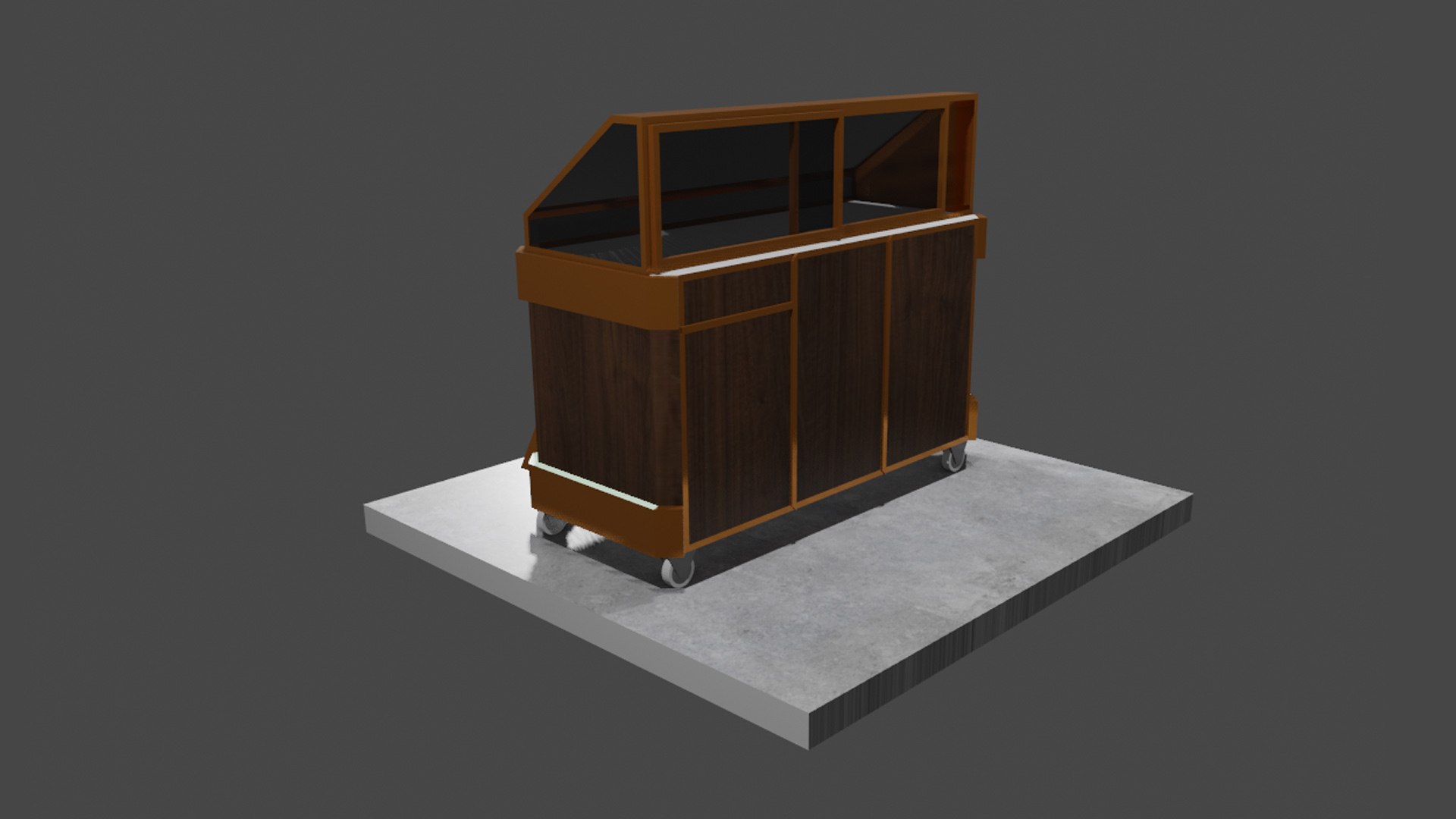 3D Food Cart Type A - TurboSquid 2048362