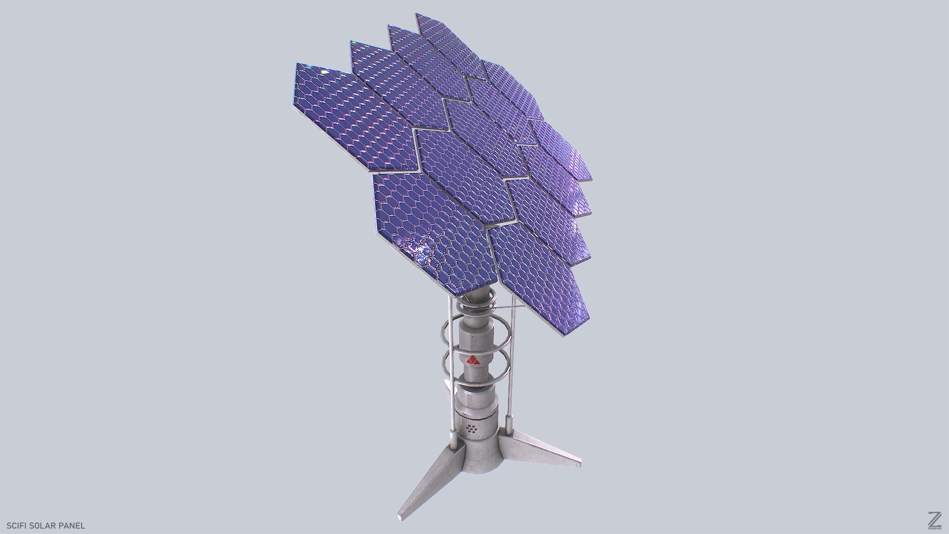 3D Scifi Solar Panel - TurboSquid 2431799