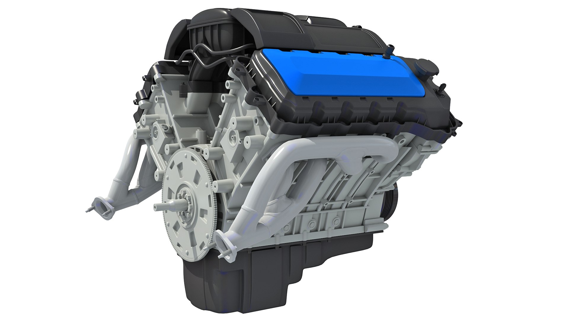 3D V8 Engine Model - TurboSquid 1513296