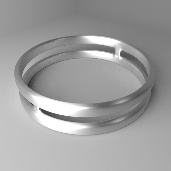 3D silver ring 9 model - TurboSquid 1598289