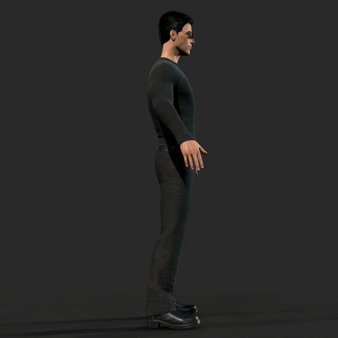 Character matrix neo 3D model - TurboSquid 1679419
