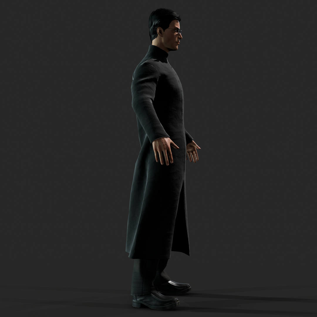 Character matrix neo 3D model - TurboSquid 1679419