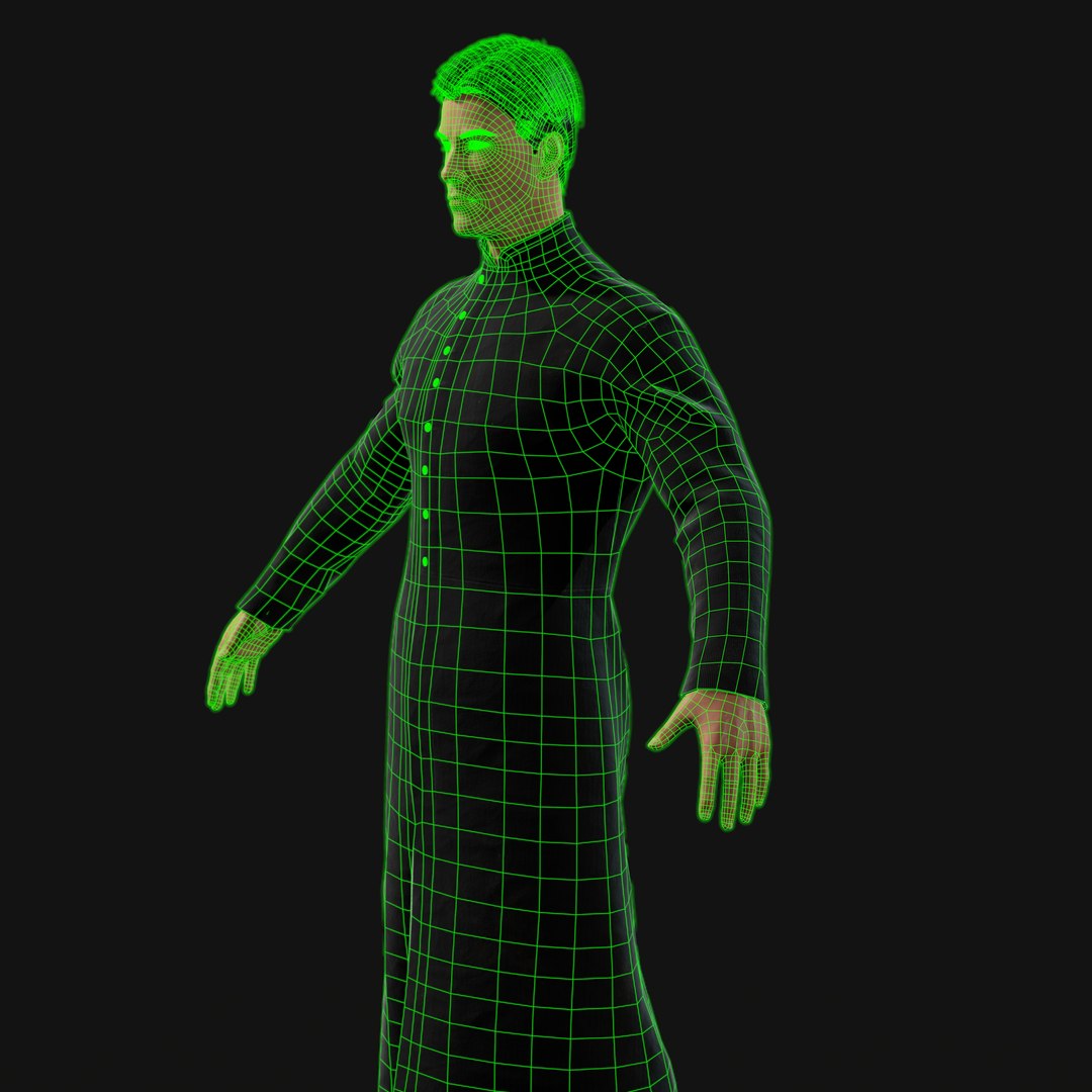 Character matrix neo 3D model - TurboSquid 1679419