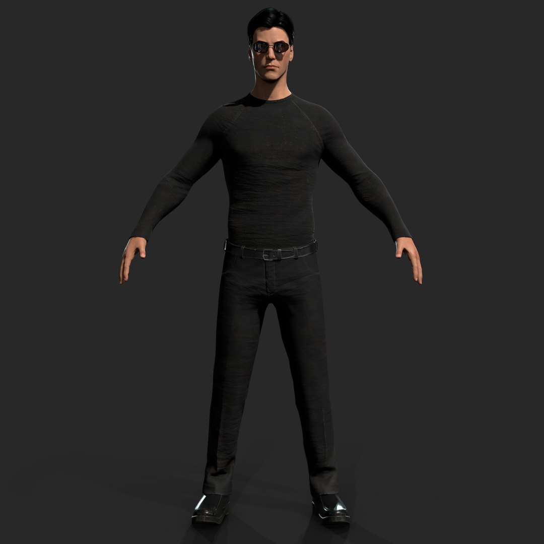 Character matrix neo 3D model - TurboSquid 1679419