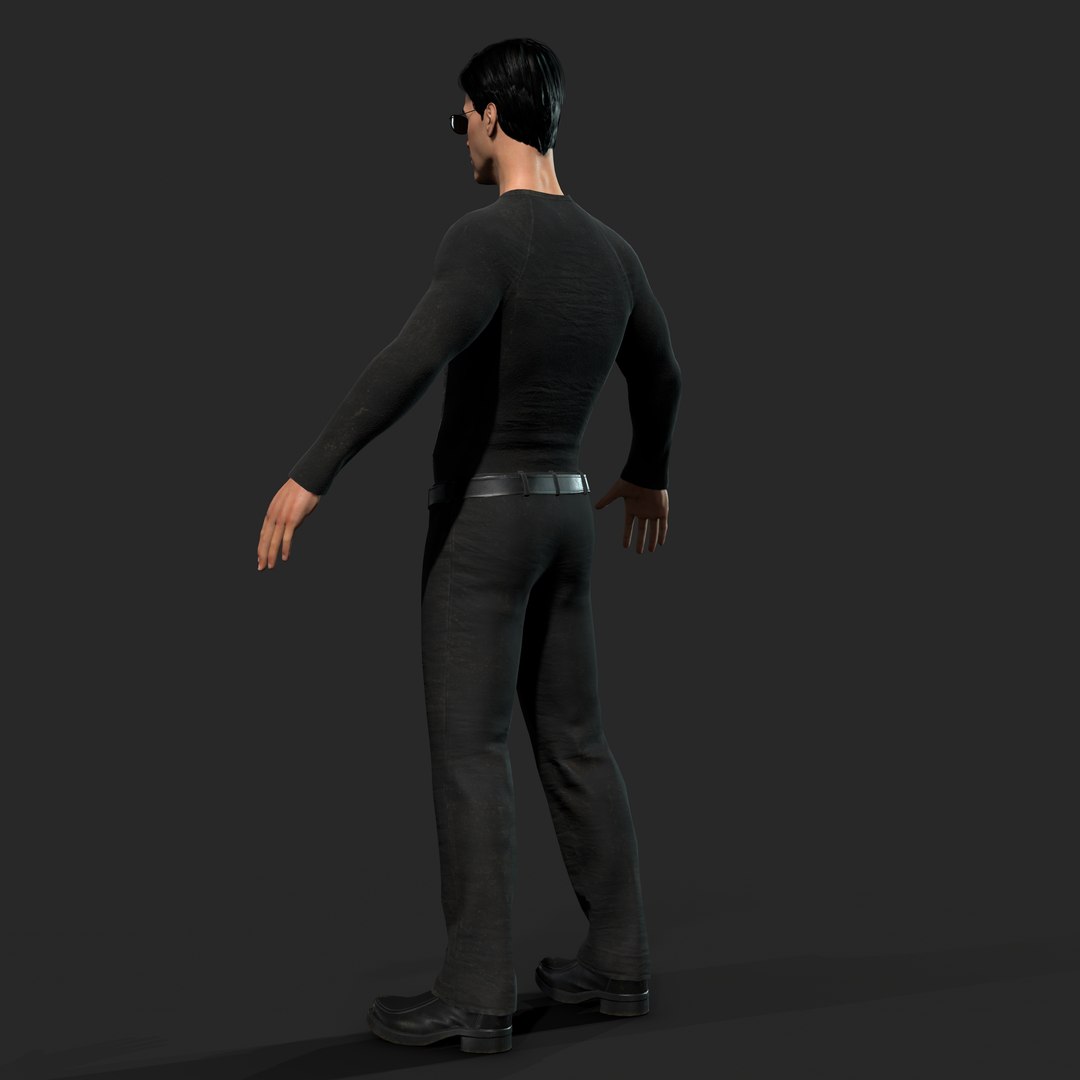 Character Matrix Neo 3D Model - TurboSquid 1679419