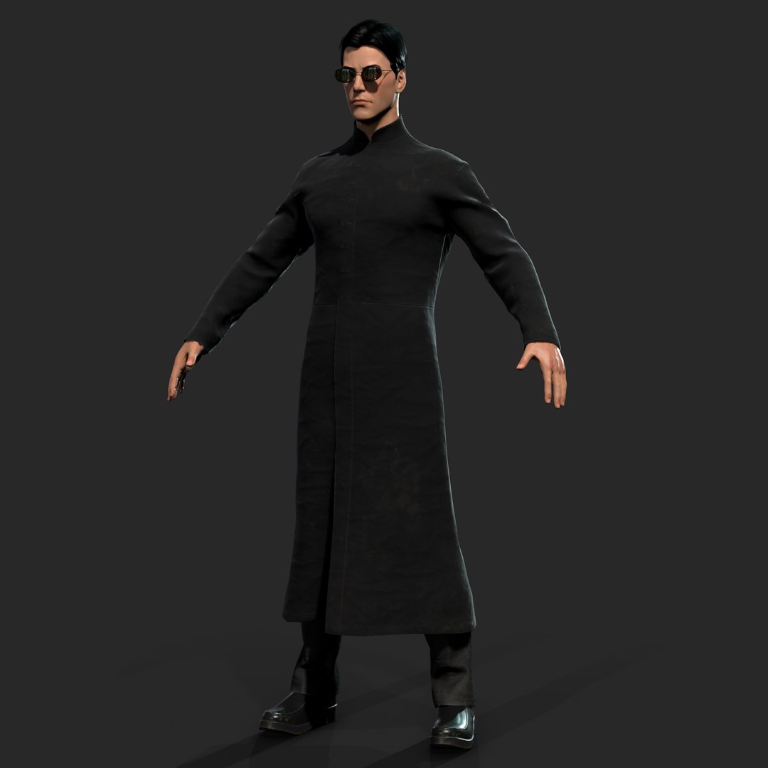 Character Matrix Neo 3D Model - TurboSquid 1679419
