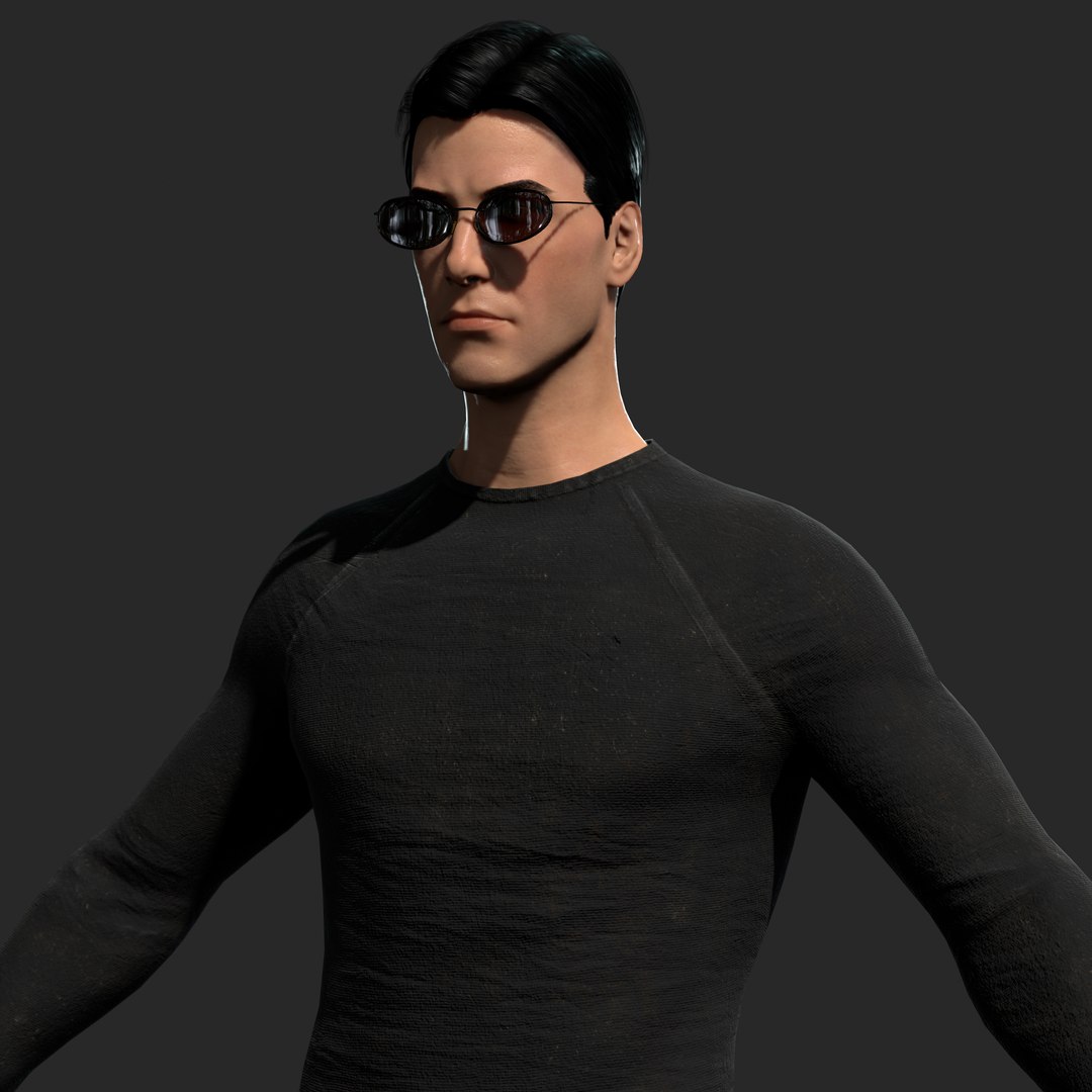Character matrix neo 3D model - TurboSquid 1679419