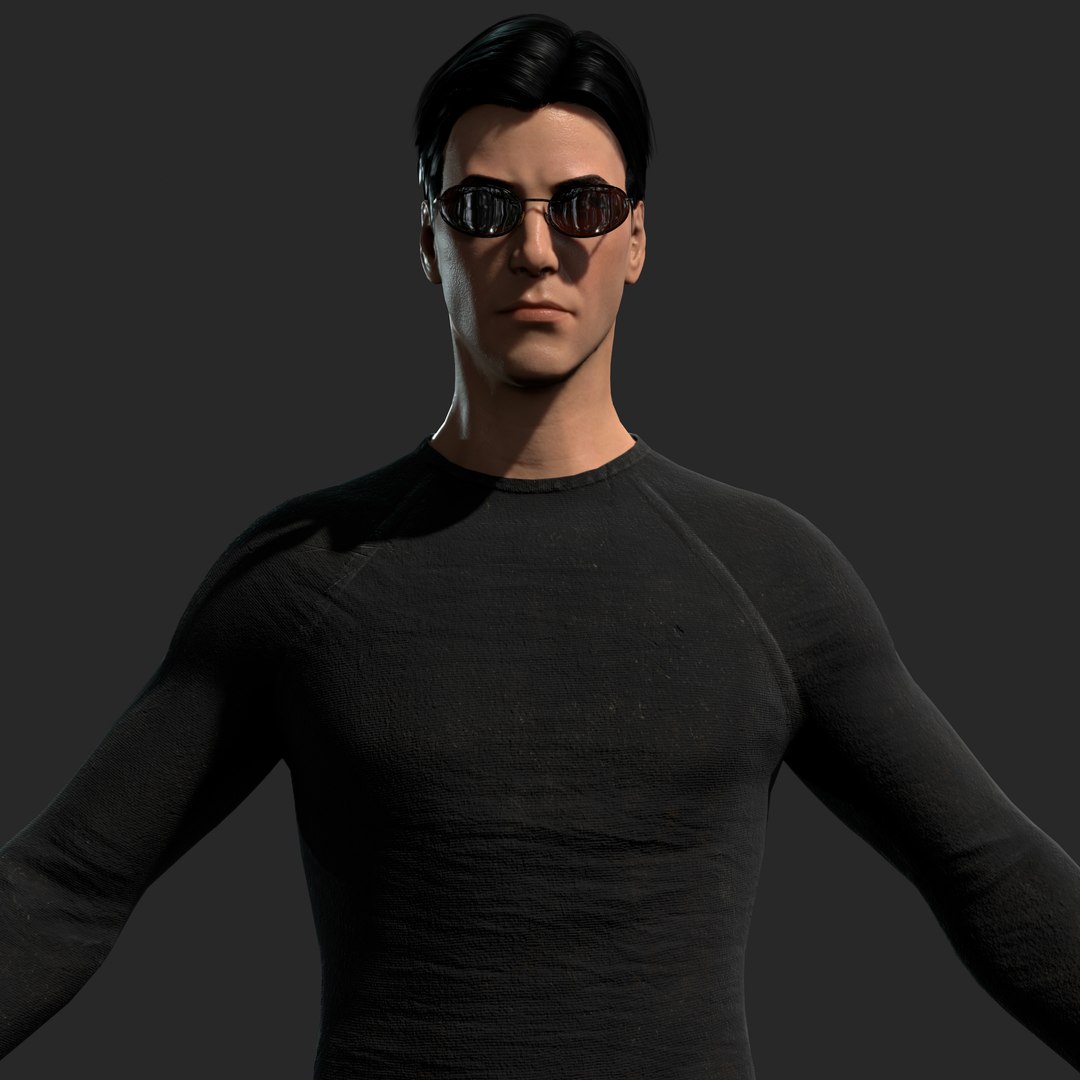Character matrix neo 3D model - TurboSquid 1679419