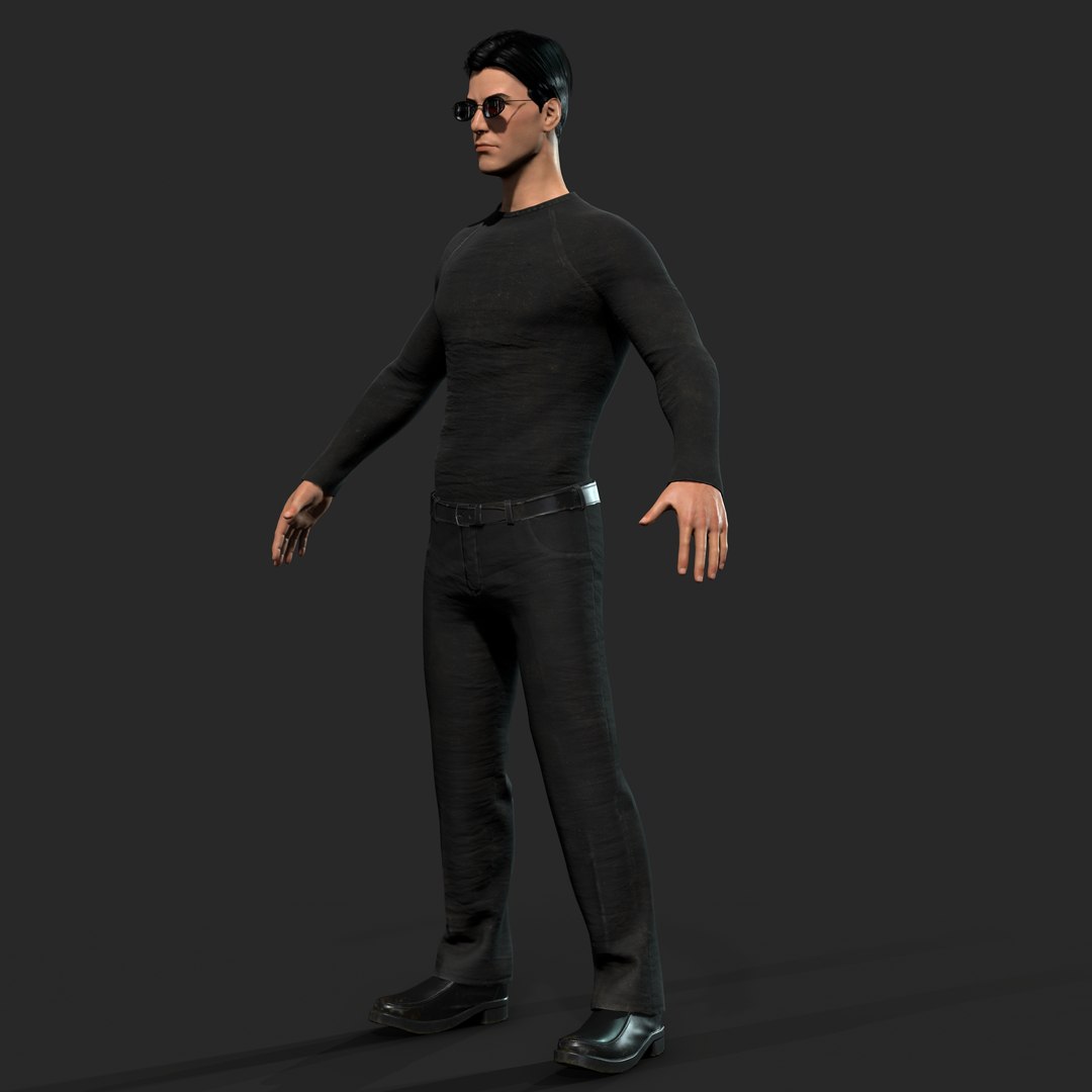 Character Matrix Neo 3D Model - TurboSquid 1679419