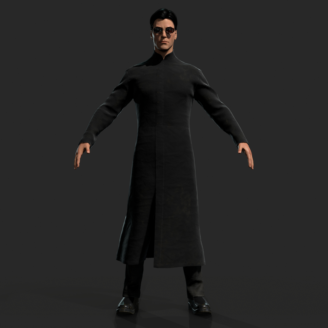 Character matrix neo 3D model - TurboSquid 1679419