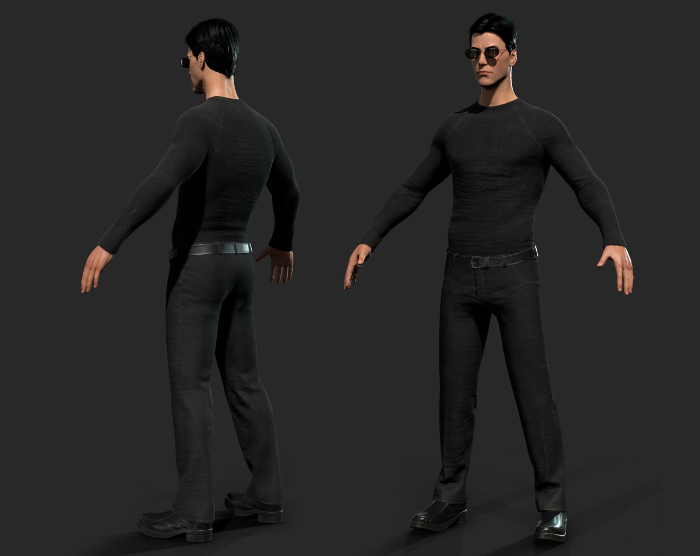 Character matrix neo 3D model - TurboSquid 1679419