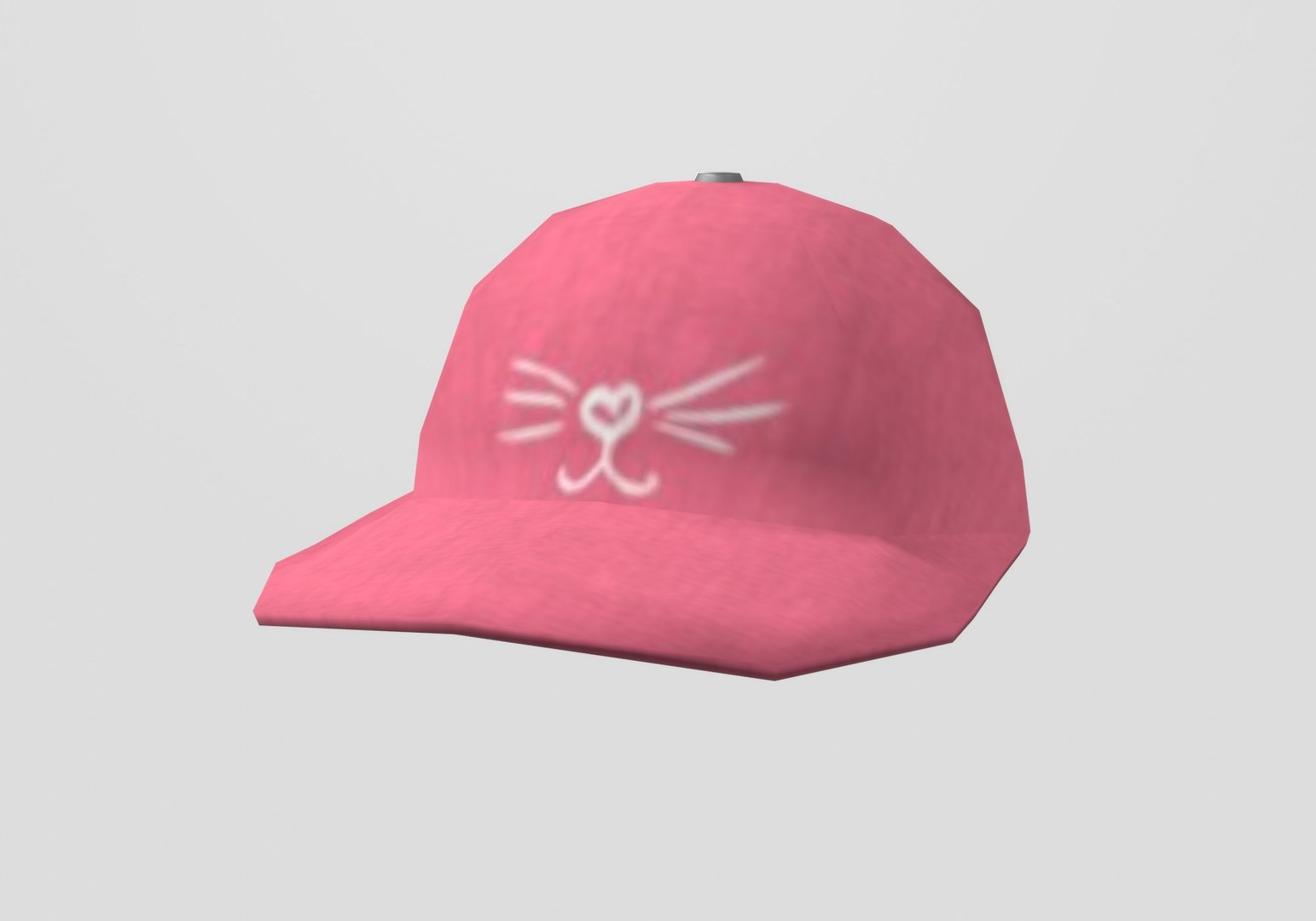 Pink Cat Cap 3D Model - TurboSquid 1893292