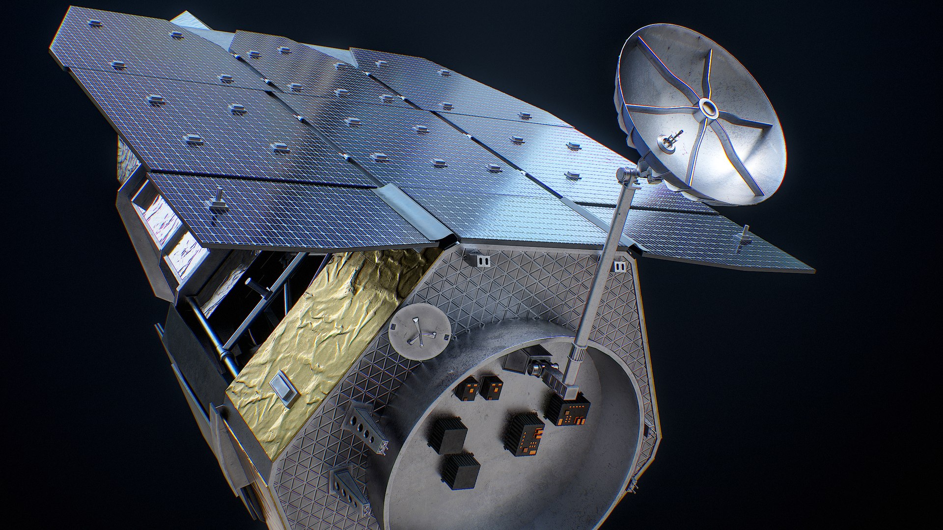 3D Nancy Grace Roman Space Telescope Model - TurboSquid 2418432