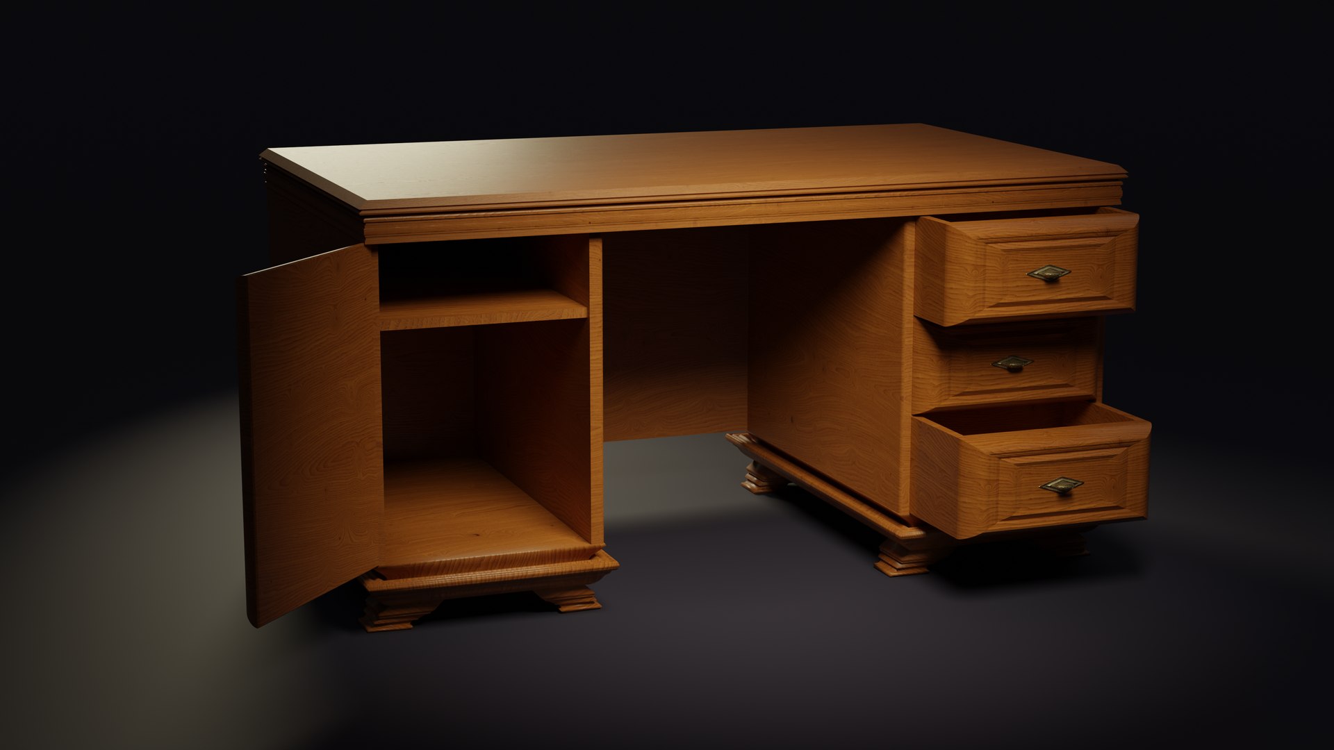 3D Desk Model - TurboSquid 2268860