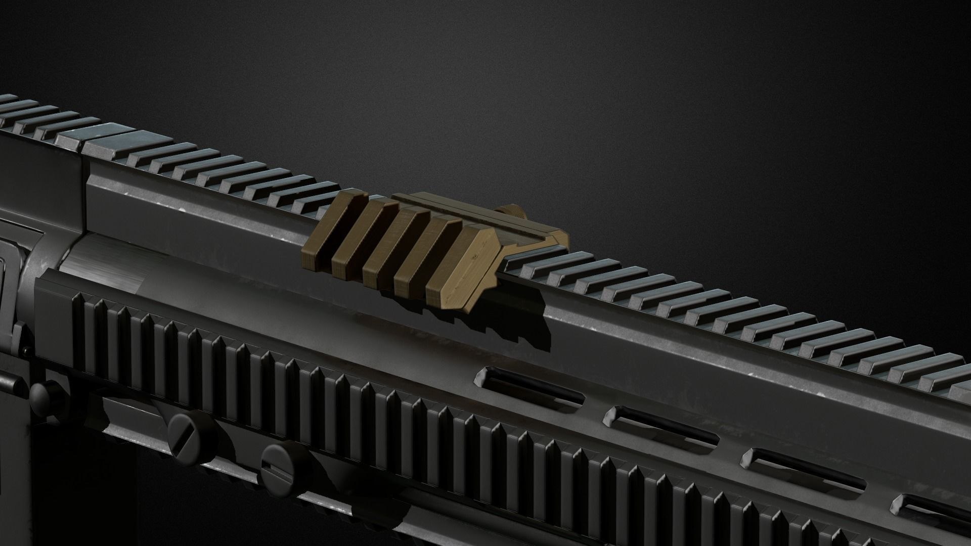 3D weapon attachments pack scope model - TurboSquid 1450852