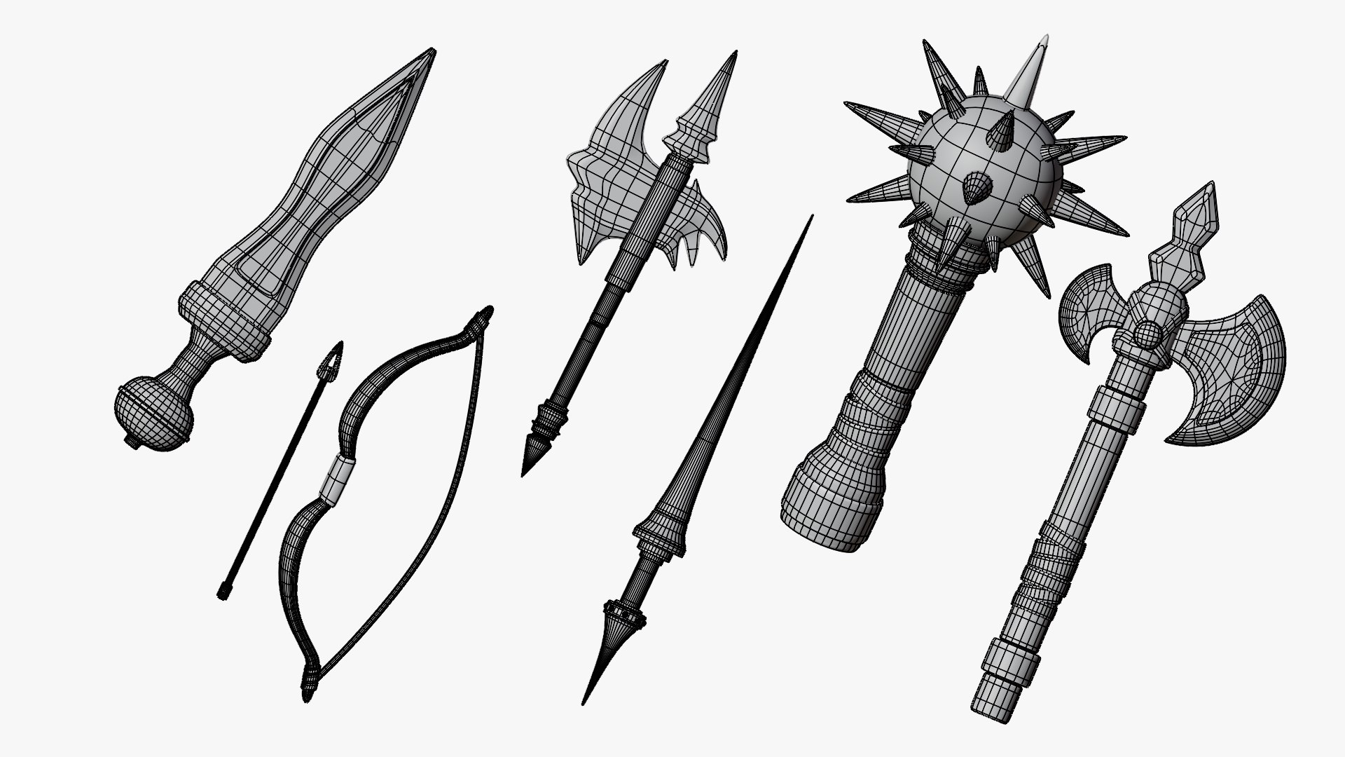 3D Medieval Weapon 3D Collection - TurboSquid 2274153