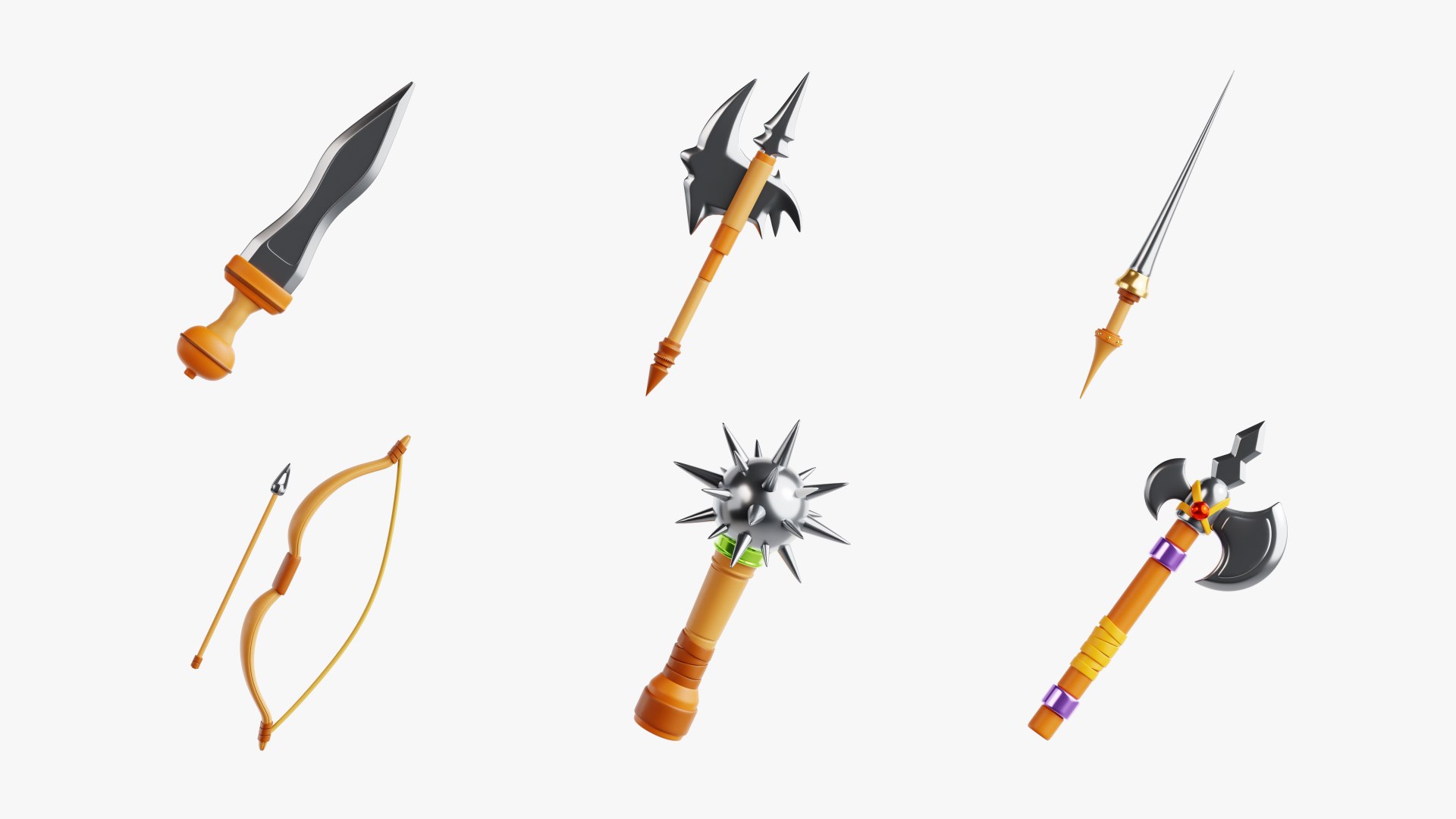 3D Medieval Weapon 3D Collection - TurboSquid 2274153