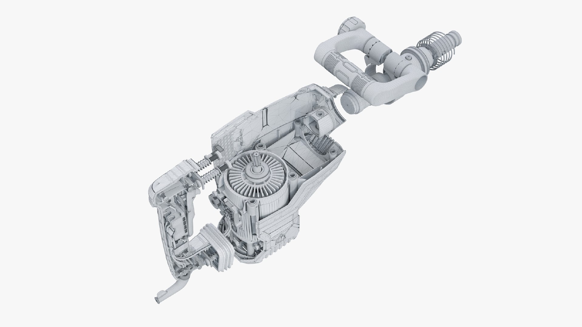 3D Demolition Hammer Model - TurboSquid 2227480