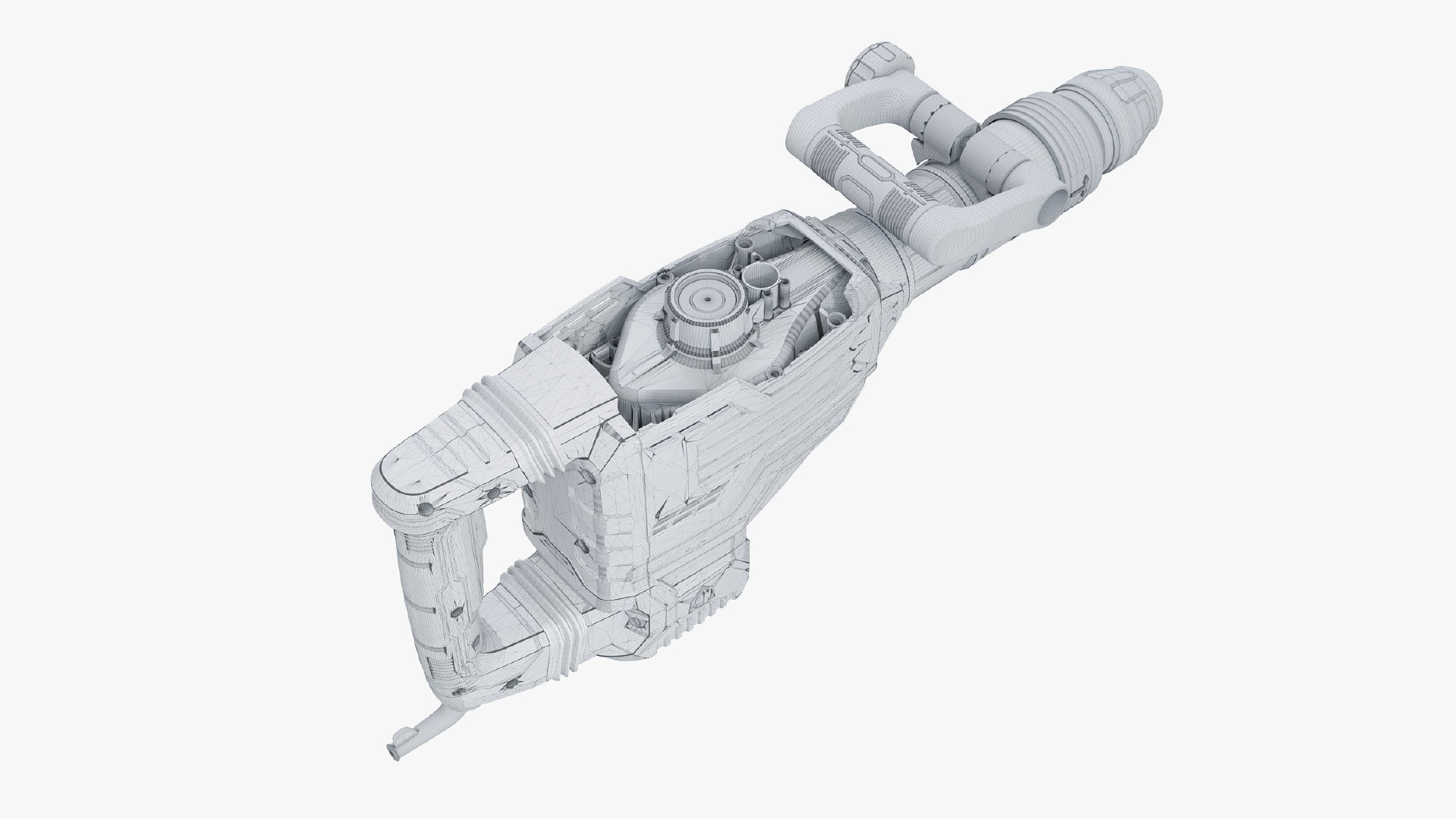 3D Demolition Hammer Model - TurboSquid 2227480