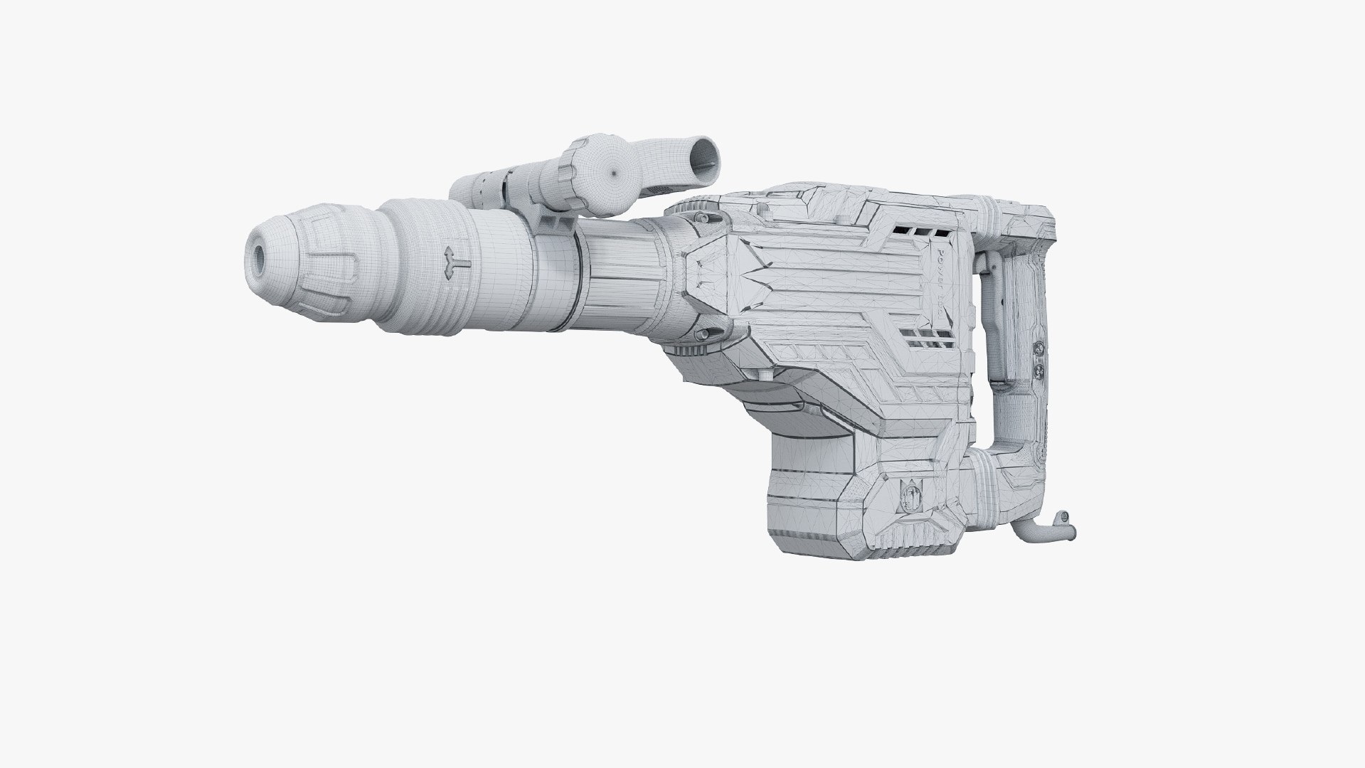 3D Demolition Hammer Model - TurboSquid 2227480