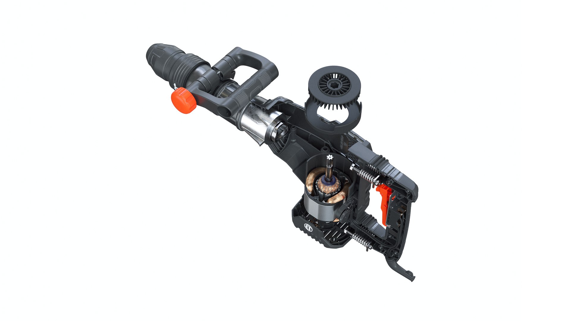 3D Demolition Hammer Model - TurboSquid 2227480