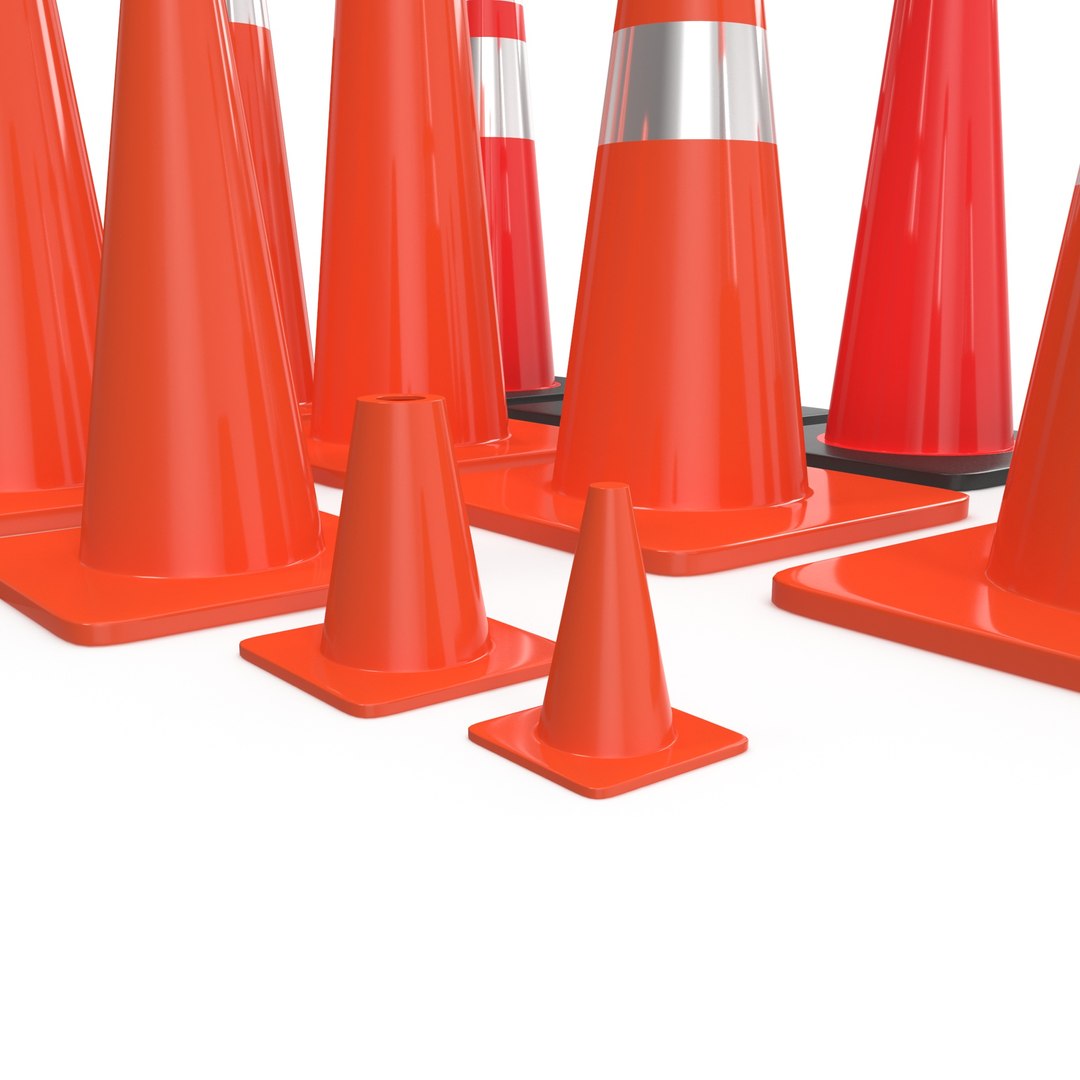 Traffic Cones Model - TurboSquid 2273942