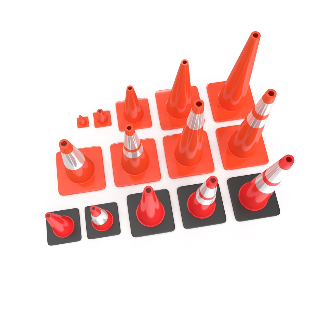 Traffic Cones Model - TurboSquid 2273942