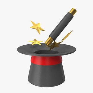 3D Magic Hat Models - Browse & Download Formats - TurboSquid