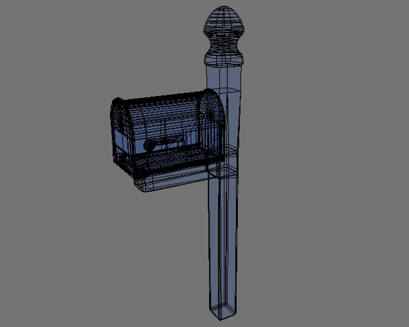 3d model mail mailbox