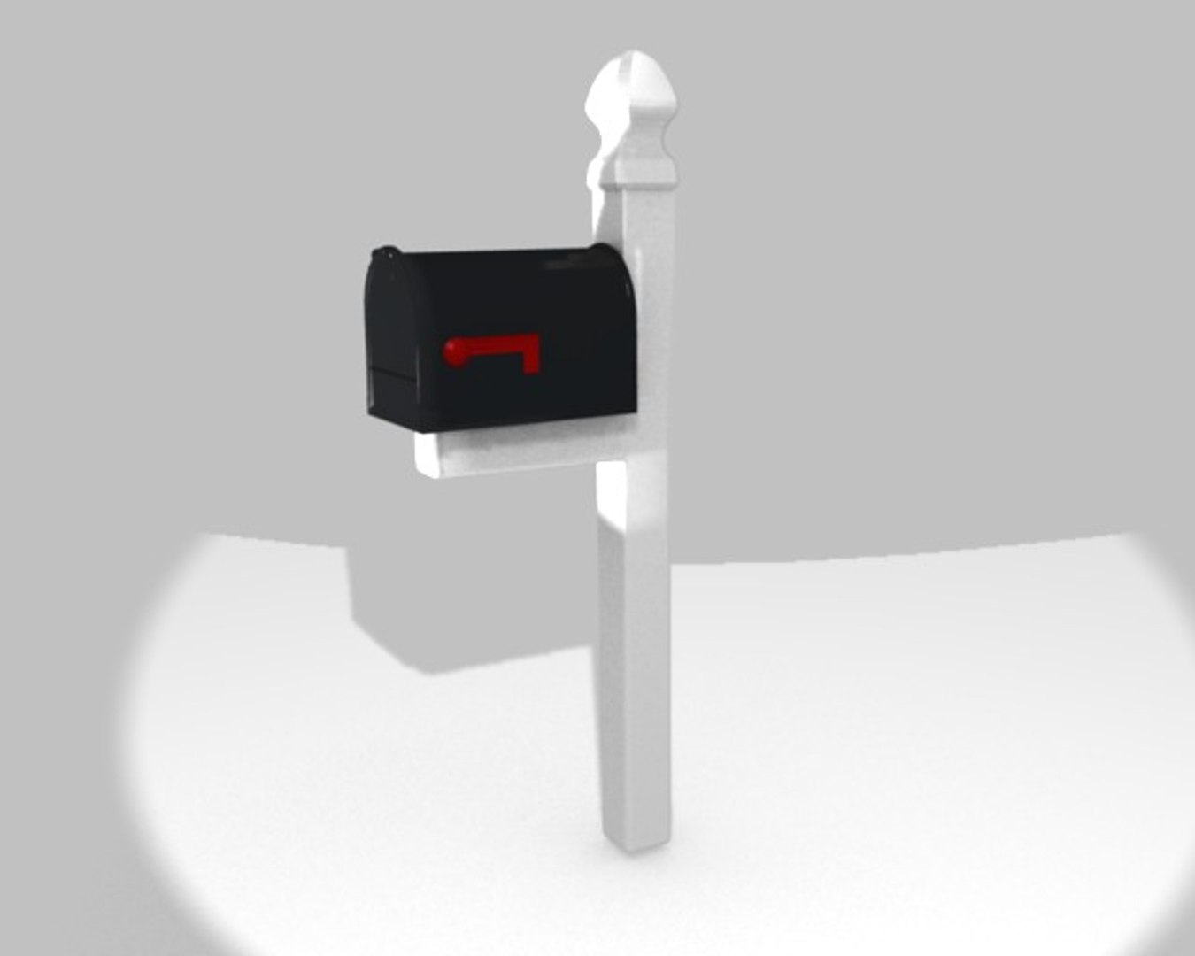 3d model mail mailbox