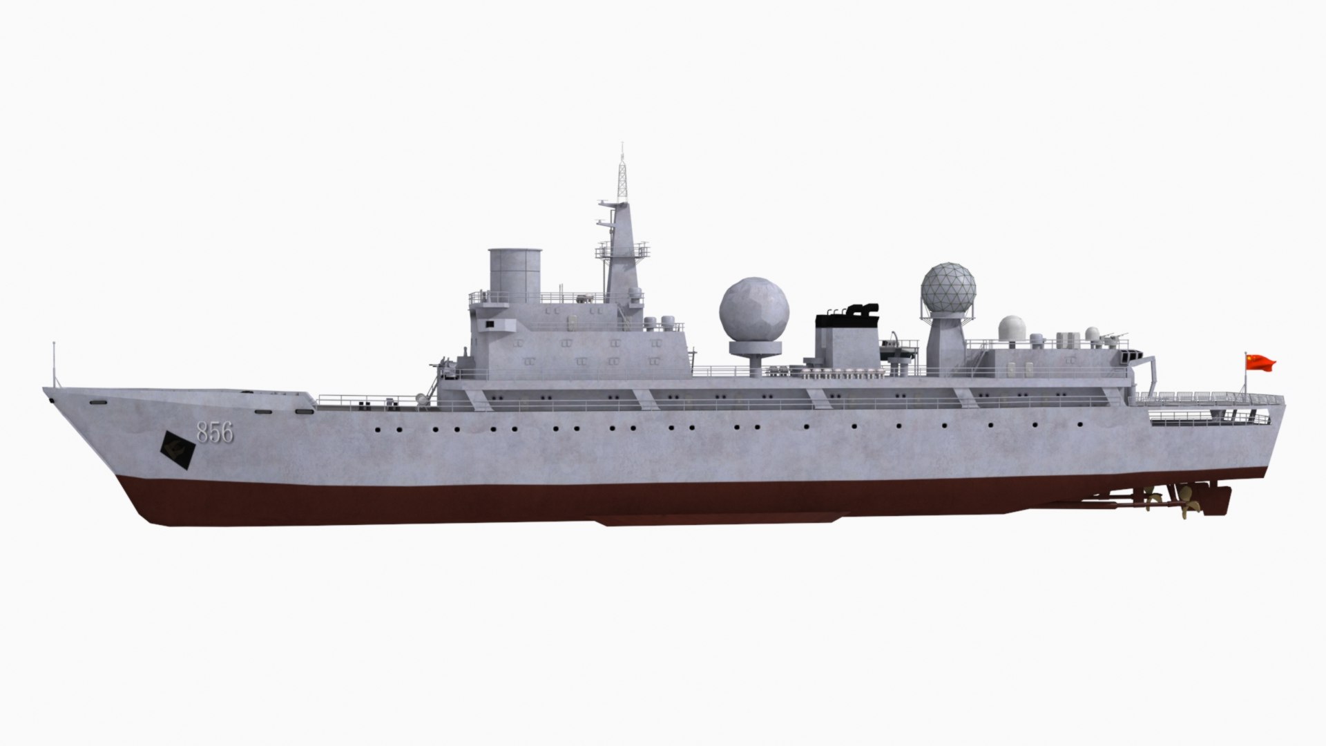 Chinese 815A Electronic Reconnaissance Ship 3D - TurboSquid 2286360