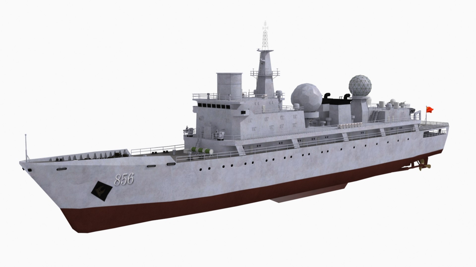 Chinese 815A Electronic Reconnaissance Ship 3D - TurboSquid 2286360