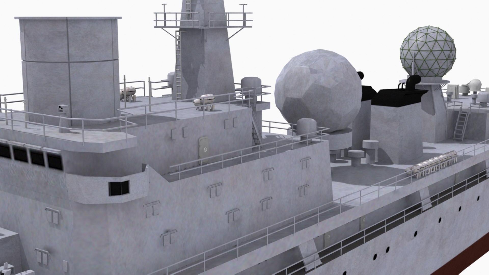 Chinese 815A Electronic Reconnaissance Ship 3D - TurboSquid 2286360