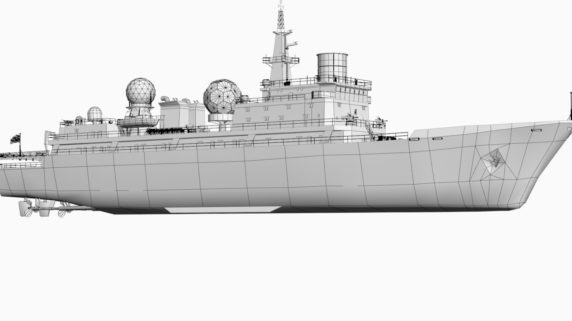 Chinese 815A Electronic Reconnaissance Ship 3D - TurboSquid 2286360