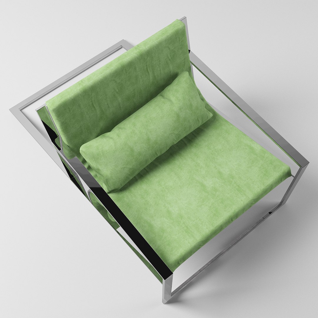 Blau Singular Lounge Chair 3D Model - TurboSquid 1381479