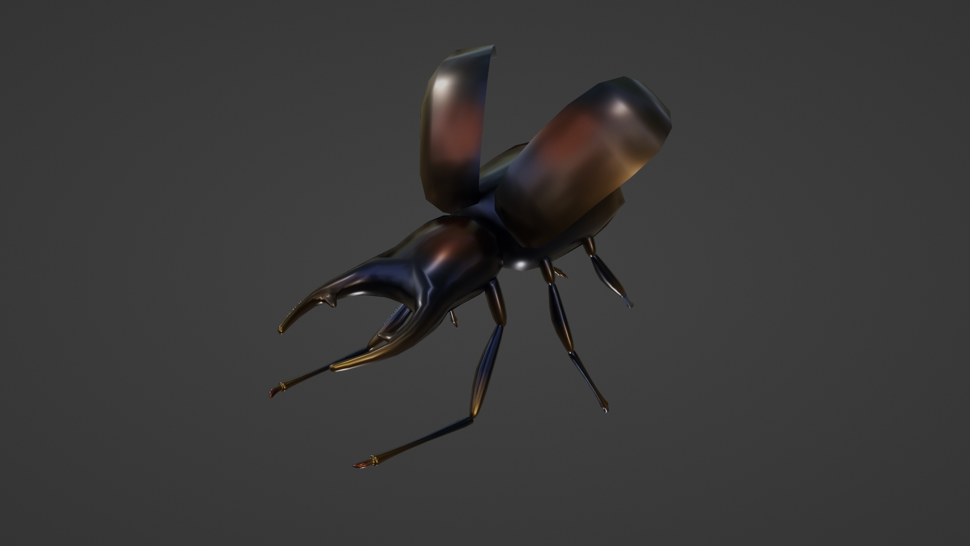 GED AND ANIMATED BEETLE 3D model - TurboSquid 2175757
