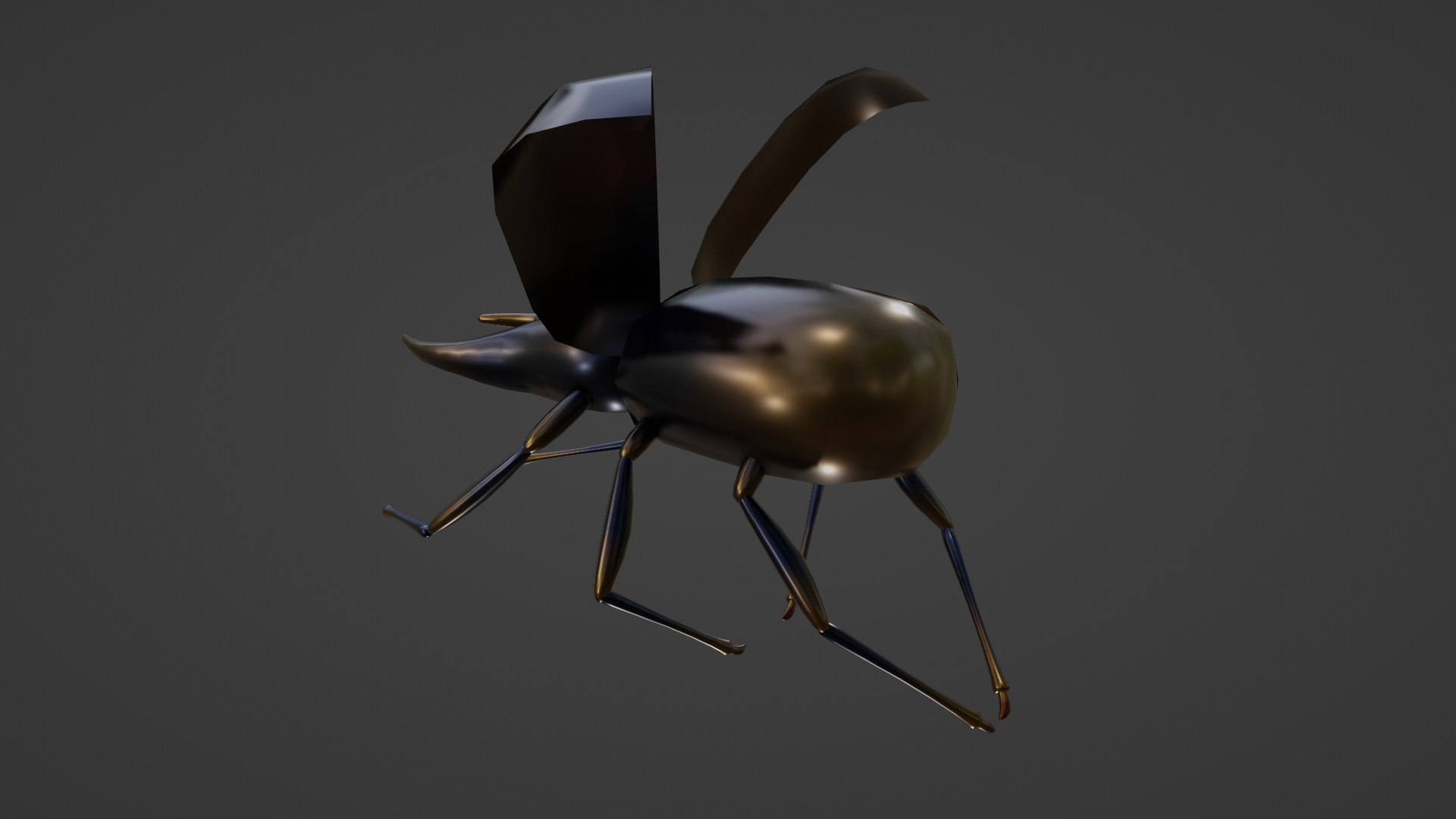 GED AND ANIMATED BEETLE 3D model - TurboSquid 2175757