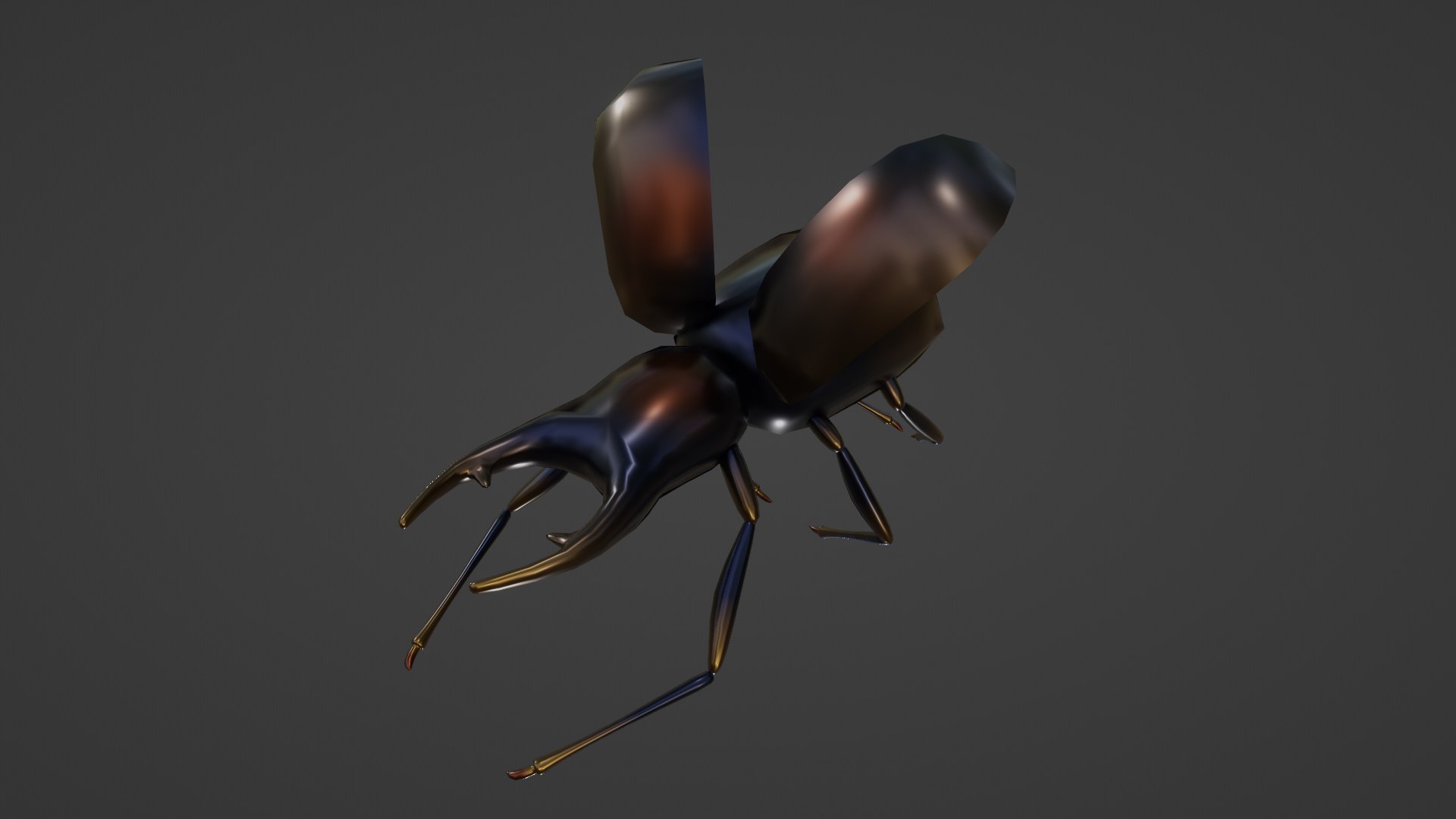 GED AND ANIMATED BEETLE 3D model - TurboSquid 2175757